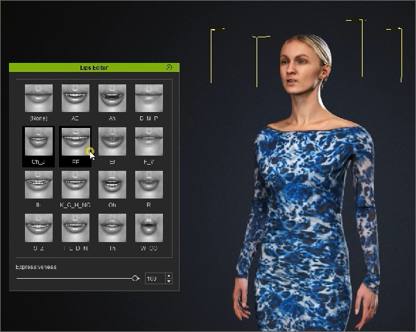 For a more intuitive way to animate facial expression, please refer to iClone - Real-time 3D ...