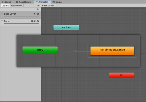 Locate the motion file under the "CC_Assets" folder, drag and drop into ...